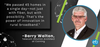Rural Broadband Innovation: Lessons from Corning’s Barry Walton - ETI